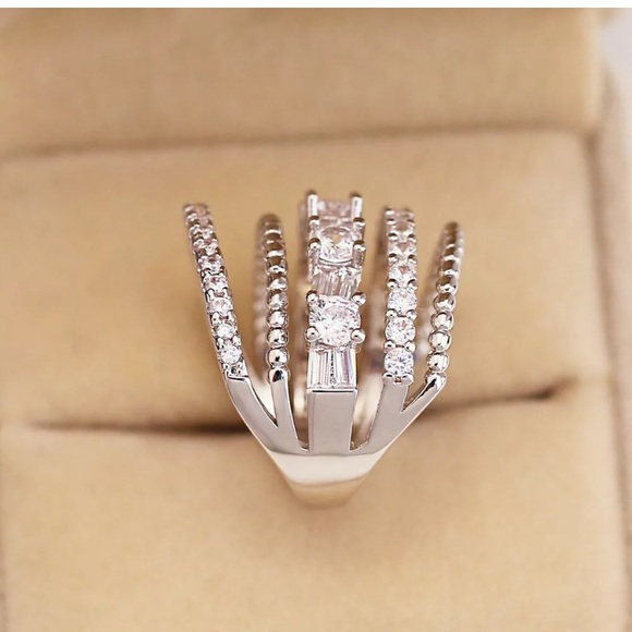 Jewelry | Luxury S925 Ring White Sapphire | Poshmark